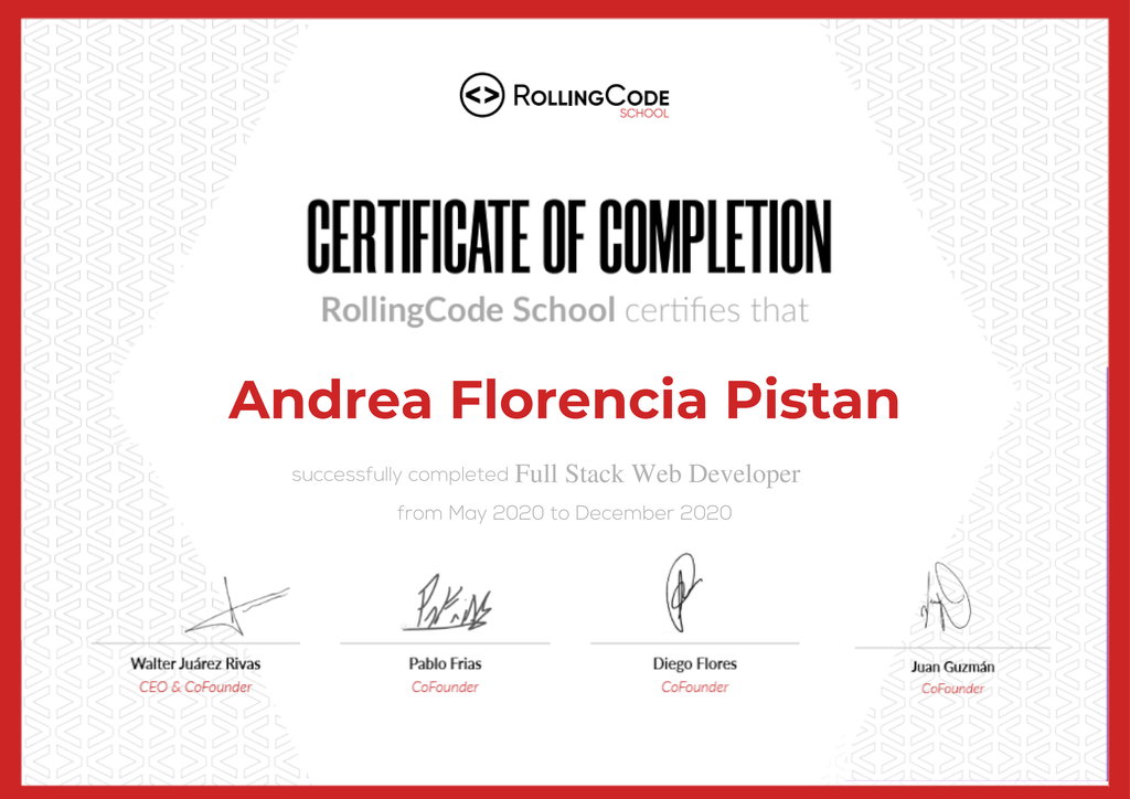 Florencia Pistán Esparza - Full Stack Developer - JavaScript - React JS - NextJs - NodeJs ...