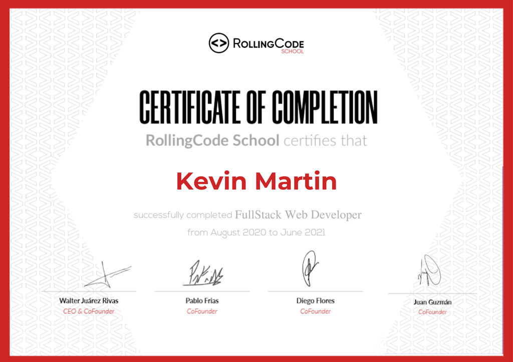 Kevin Martin - Full Stack Developer | System Information Engineering student | LinkedIn